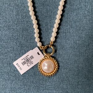 Talbots | Jewelry | Classic Pearl Necklace With Pendant | Poshmark